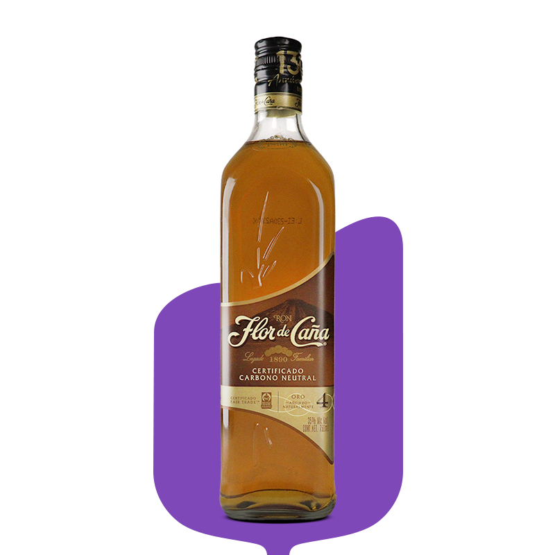 Ron Flor de Caña 04 años x 750 ml. - Miluvas
